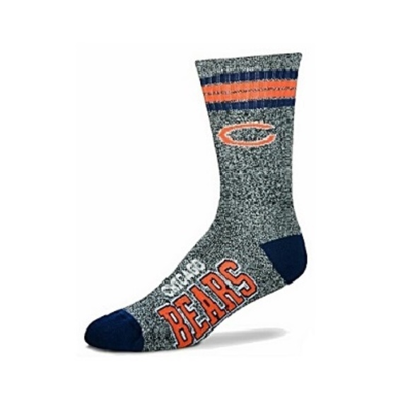 For Bare Feet | Underwear & Socks | New Chicago Bears 4stripe Crew Sock ...
